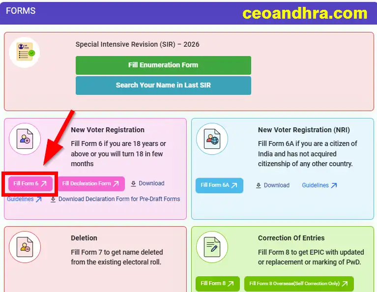 Andhra Pradesh Voter List 2026 – CEO Andhra Voter List 2002 PDF